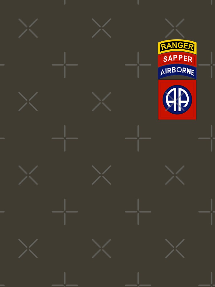 "82nd Airborne Ranger Sapper" T-shirt for Sale by jcmeyer | Redbubble ...