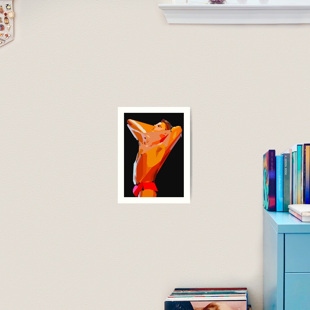 "Painting of man in Speedos" Art Print by matesart | Redbubble