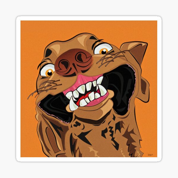"I Gotta Pee - Funny Animal Cartoons" Sticker for Sale by ...