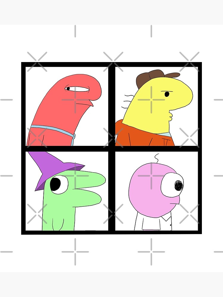 "Smiling Friends" Poster for Sale by Andrea004 | Redbubble