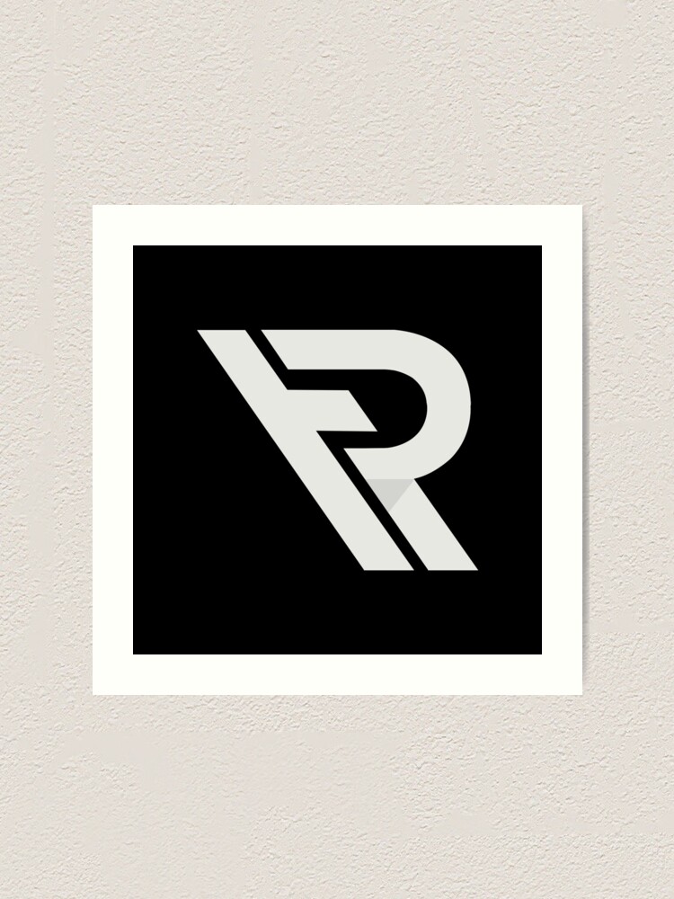"BLACK R LOGO" Art Print for Sale by rofaydae | Redbubble