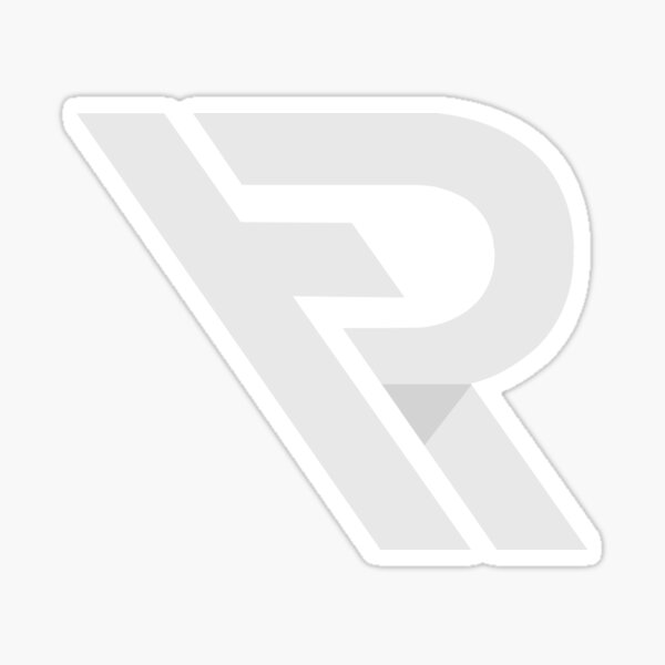 "BLACK R LOGO" Sticker for Sale by rofaydae | Redbubble