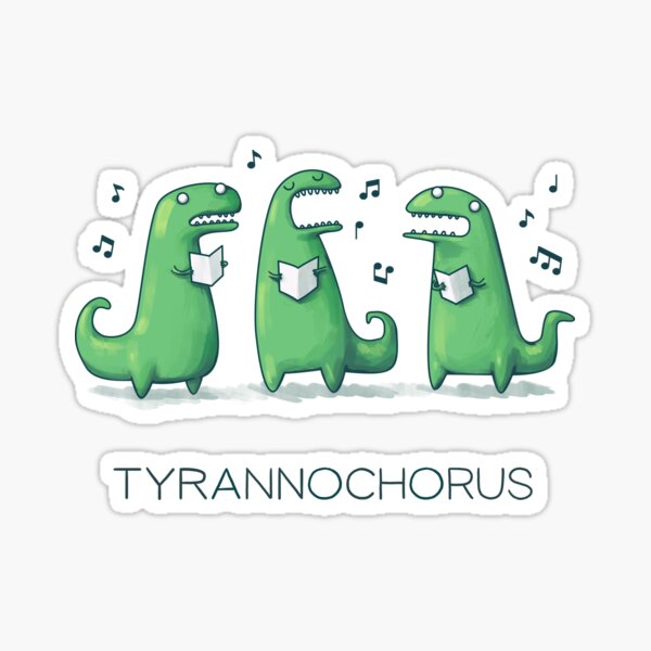"Tyrannochorus" Sticker by cheezup | Redbubble