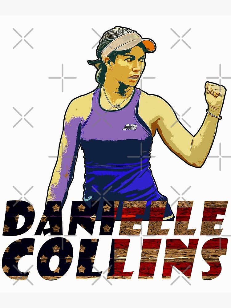 "Danielle Collins Essential T-Shirt" Poster for Sale by Kunalbeechshop ...