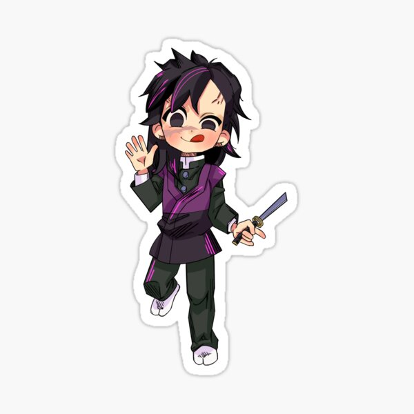 "Genya Shinazugawa Demon slayer " Sticker for Sale by Chibi-Mania ...