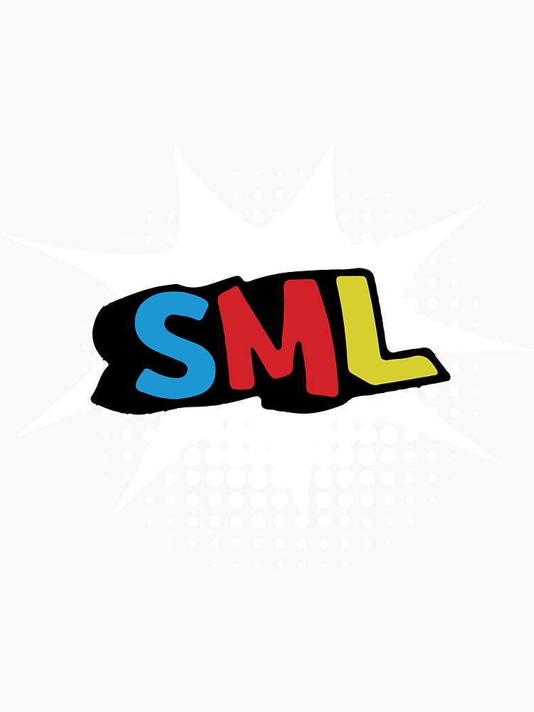 "Sml Merch Logo Shirt" Sticker by kerryramonasxz | Redbubble