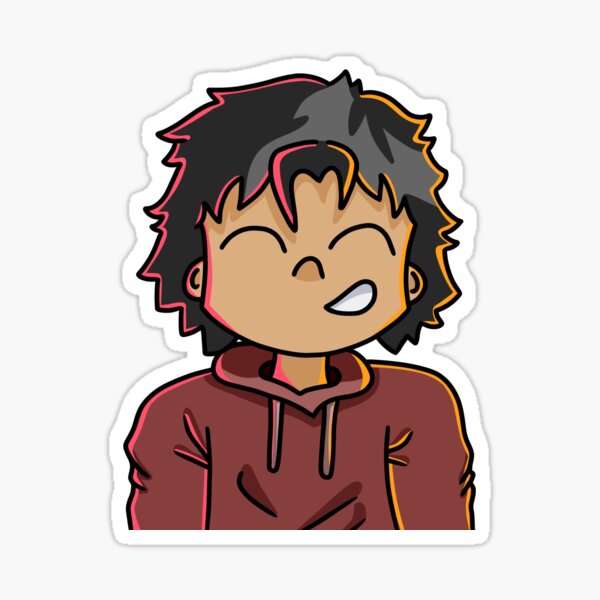 "Cute boy in a hoodie" Sticker for Sale by TomJacks | Redbubble
