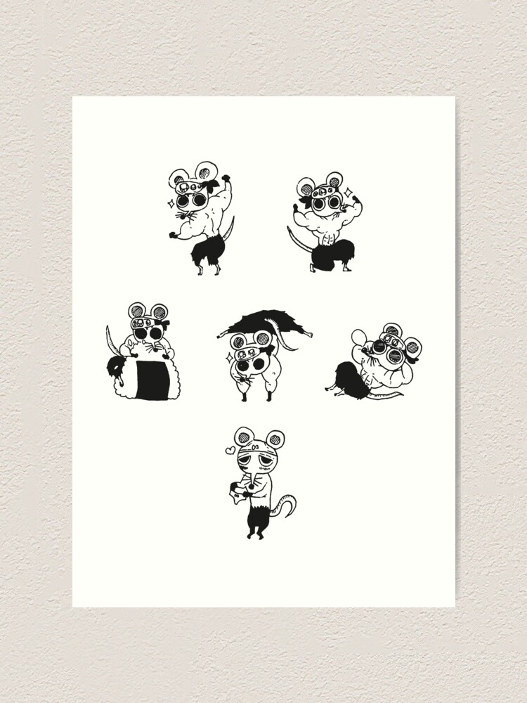 "Tengen's Ninju Mice - kimetsu no yaiba - demon slayer - buff mice" Art ...