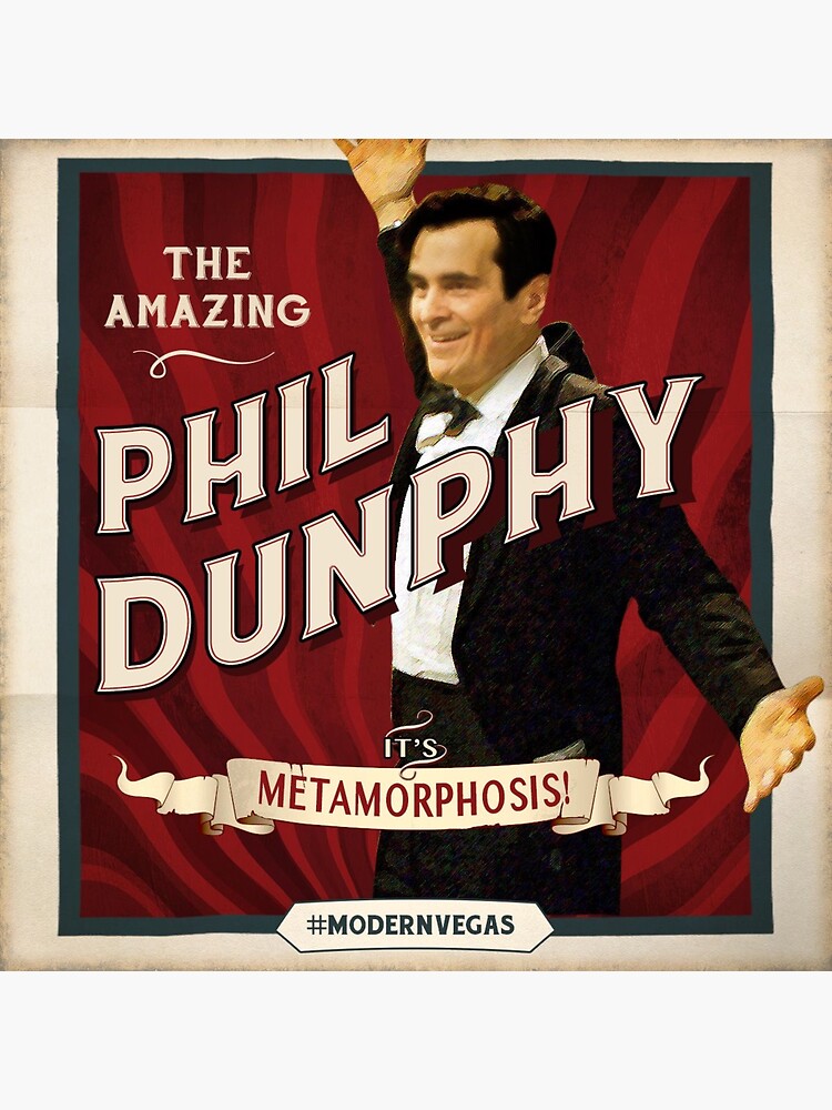 "Phil dunphy modern family" Sticker by Aestheticloft | Redbubble