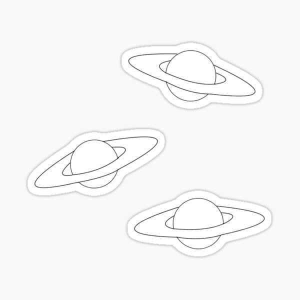 "Planets" Sticker for Sale by rainbowcatnip | Redbubble