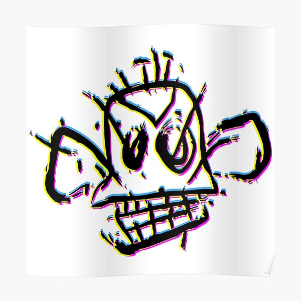 "Arcane - Jinx Monkey Tattoo Icon" Poster by TheSkorpBrush | Redbubble