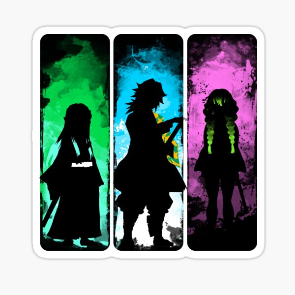 "Hashira" Sticker for Sale by THEILO | Redbubble