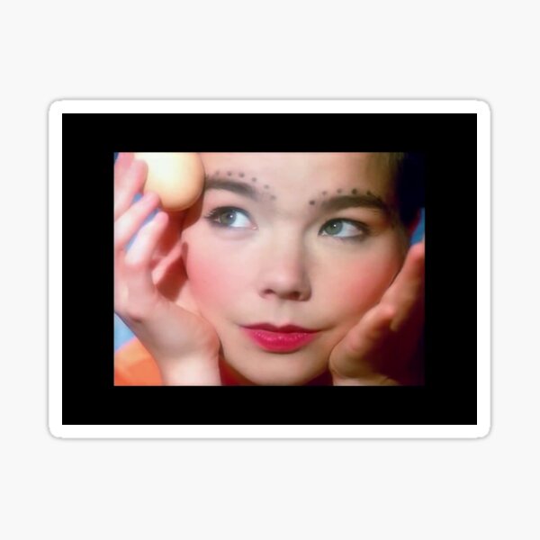 "BJORK" Sticker for Sale by eliasaiko | Redbubble