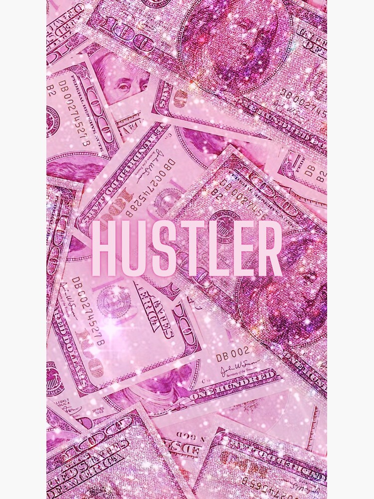"Pink Hustler" Sticker for Sale by dattbeetch | Redbubble