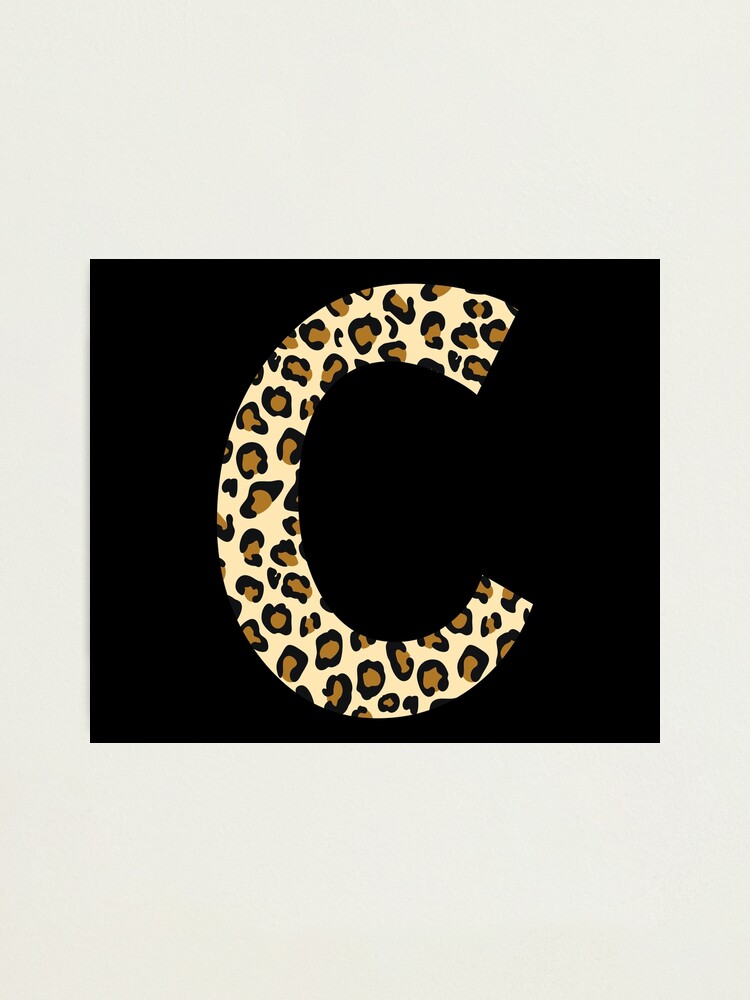 Impression photo « monogramme nom lettre majuscule initiale C alphabet ...
