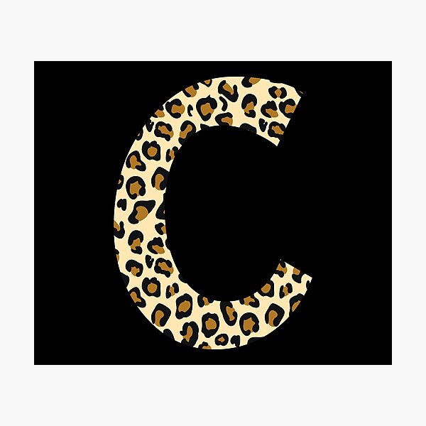 Impression photo « monogramme nom lettre majuscule initiale C alphabet ...