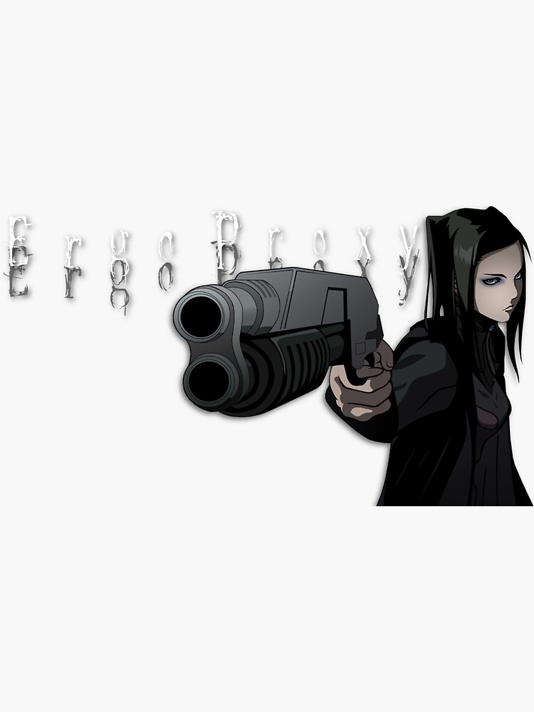 "Ergo Proxy - logo" Sticker for Sale by BaryonyxStore | Redbubble