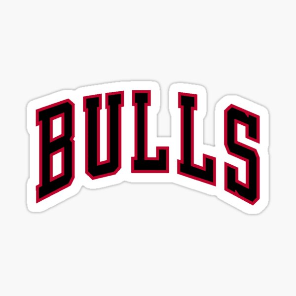 "BULLS-LOGO" Sticker by adodaniel | Redbubble