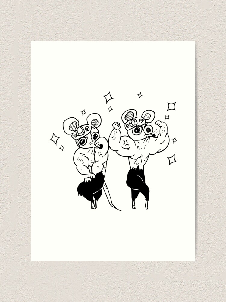 "Kimetsu No Yaiba / Demon Slayer - Tengen's Ninju Mice" Art Print by ...