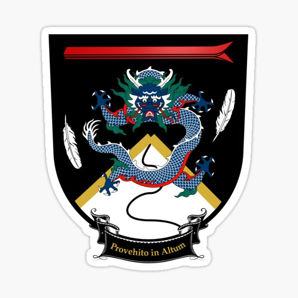 "Skiers Heraldry Shield" Sticker for Sale by dscottlarson | Redbubble
