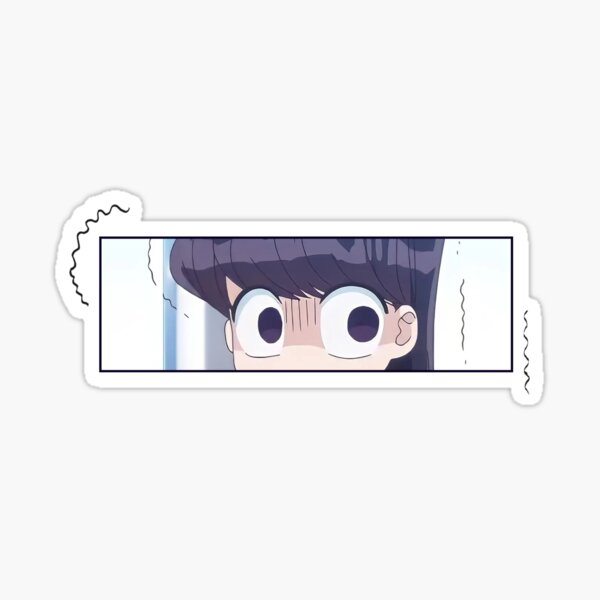 "komi-san" Sticker for Sale by vishvas93 | Redbubble