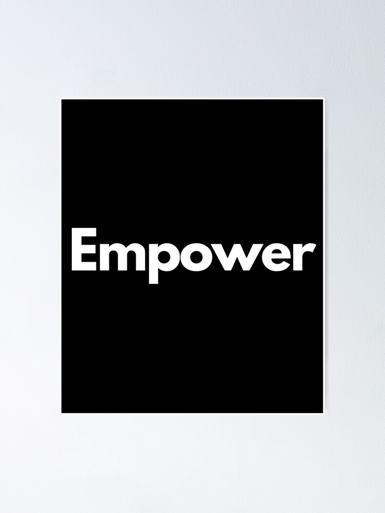 "Empower Quote-Aesthetic Simple Minimal Graphic Text-Minimalist Life ...