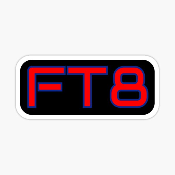 "FT8 Digital Amateur Radio" Sticker by VerdeOso | Redbubble