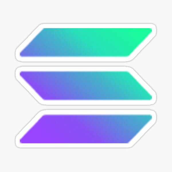 "Solana Logo High Resolution" Sticker for Sale by MJermyn | Redbubble