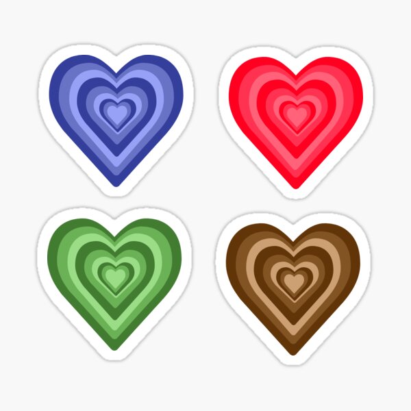 "aesthetic heart pack" Sticker for Sale by Gargikapa | Redbubble