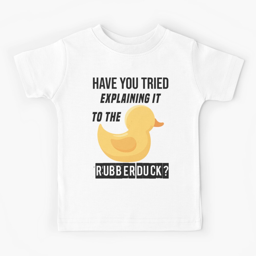 Camiseta para niños «Pato programador | ¿Has intentado explicárselo al ...