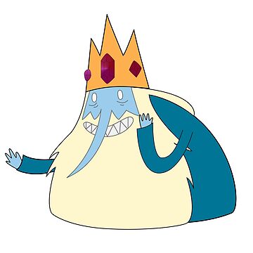 "The Ice King" Sticker for Sale by Stasssik | Redbubble