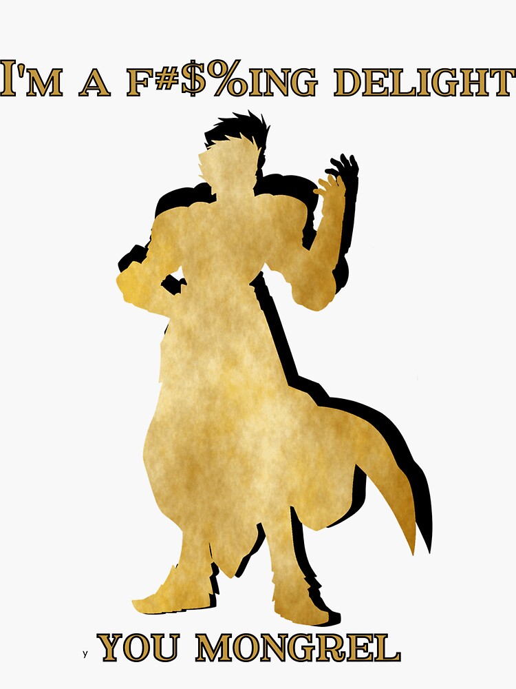 "I'm a Delight" Sticker for Sale by projectopus | Redbubble