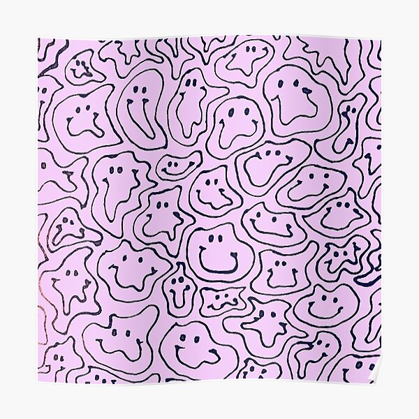 "Creepy Smile Emoticon 456" Poster for Sale by AishShoopy | Redbubble