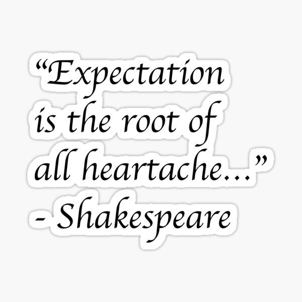 "Shakespeare Quote" Sticker by Landmark-Tees | Redbubble