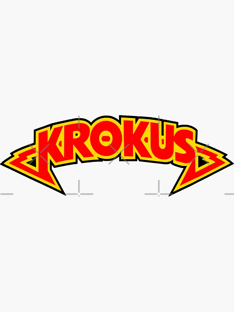 "Krokus Classic" Sticker for Sale by Pop-Pop-P-Pow | Redbubble
