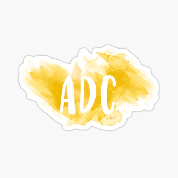 "ADC" Sticker for Sale by nxart | Redbubble