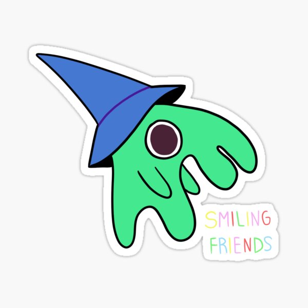 "Gleb from smiling friends" Sticker for Sale by SaltyLeg | Redbubble