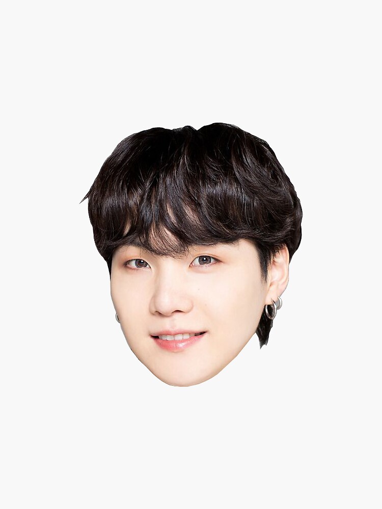 "BTS Suga face 2021" Sticker by Samxx99 | Redbubble