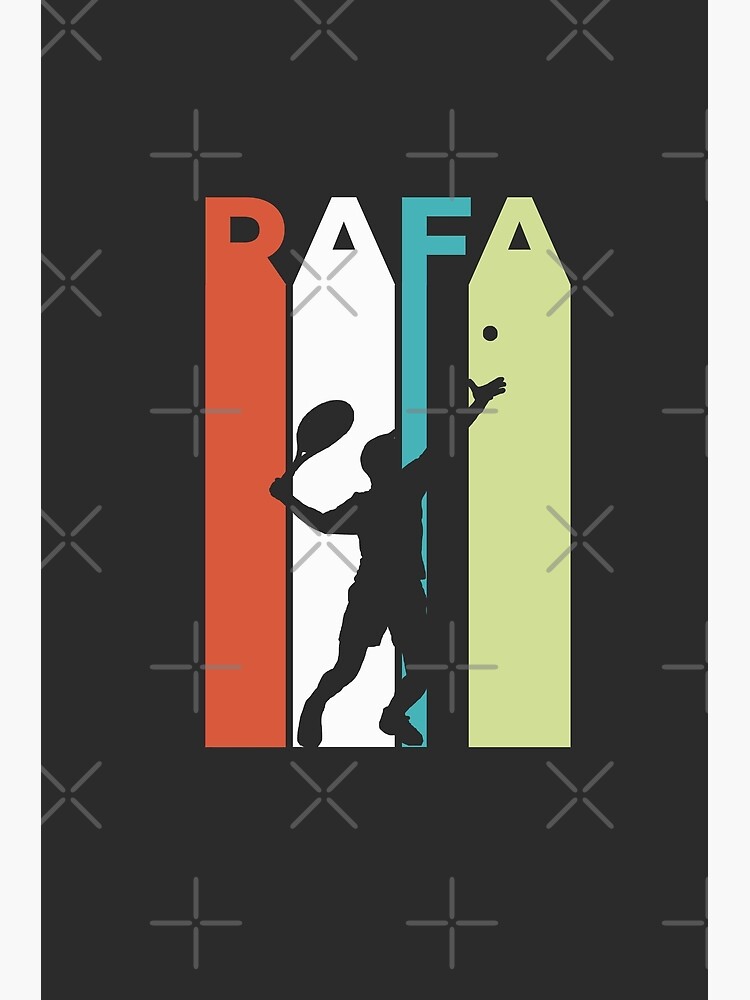 "RAFA Rafael Nadal silhouette" Poster by R7designStore | Redbubble