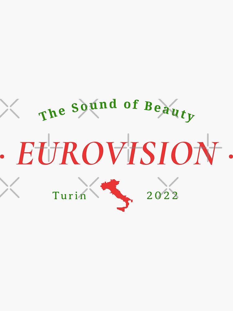 "Eurovision 2022" Sticker for Sale by ForStrong | Redbubble
