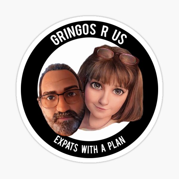 Pegatina «Cabezas de dibujos animados de Gringos R Us» de GringosRus ...