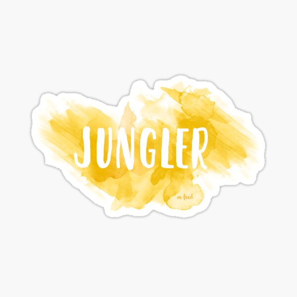 "Jungler" Sticker for Sale by nxart | Redbubble