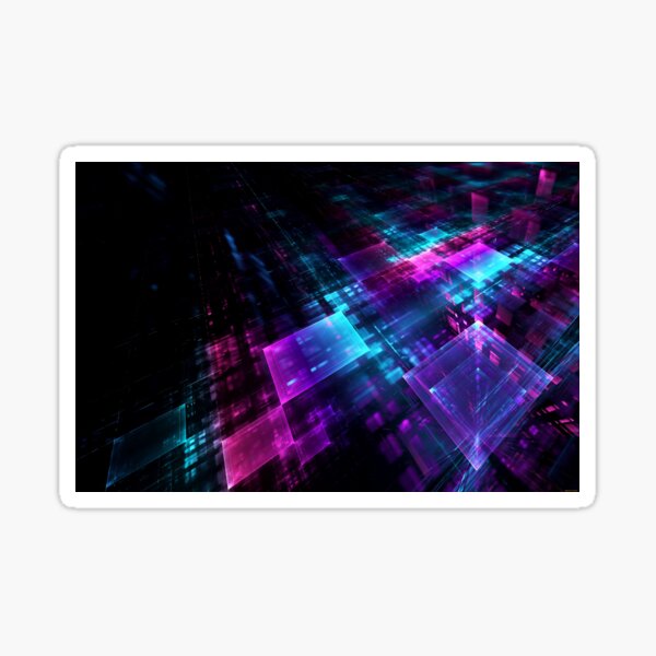 "matrix" Sticker for Sale by badgermark | Redbubble