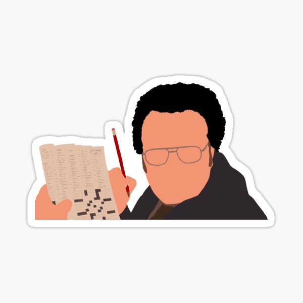 "Dwight Stanley Costume The Office US" Sticker by deez-doodles | Redbubble