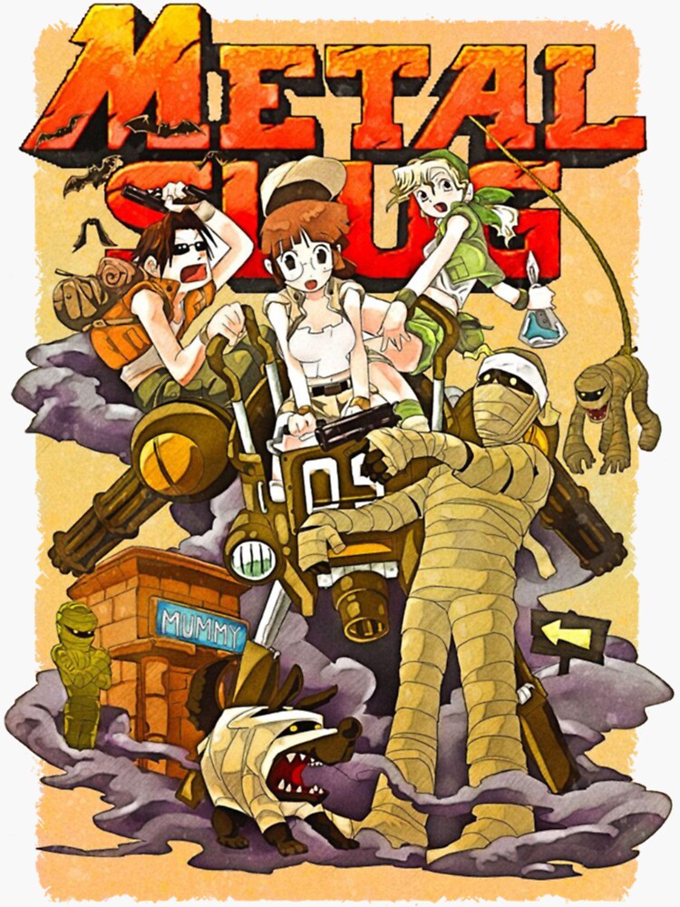 "Legendary Metal Slug Sticker" Sticker for Sale by londonbray | Redbubble