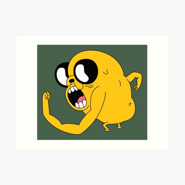 "Jake Angry | Jake the Dog" Art Print for Sale by facegm | Redbubble