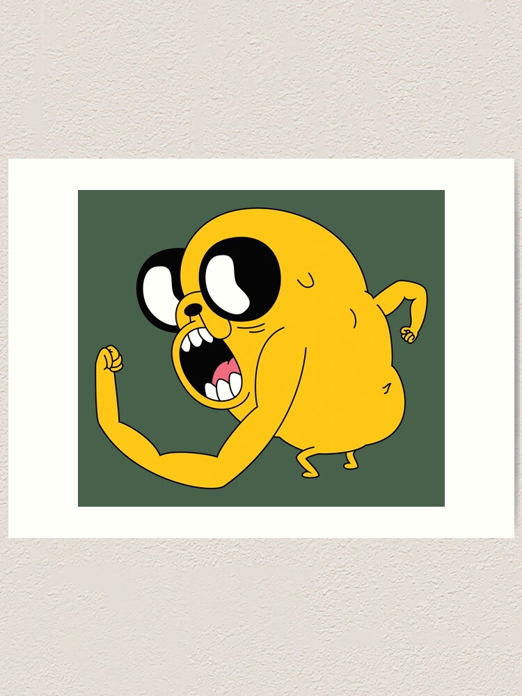 "Jake Angry | Jake the Dog" Art Print for Sale by facegm | Redbubble