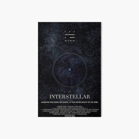"Interstellar movie" Art Board Print by AndrewTMiller | Redbubble