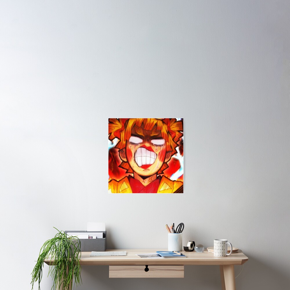 "Demon Slayer Season Two Zentisu Zenko Agatsuma" Poster by nenesays ...