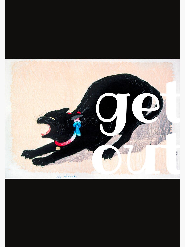 "Get out! Dangerous!" Sticker for Sale by Dzystorytelling | Redbubble